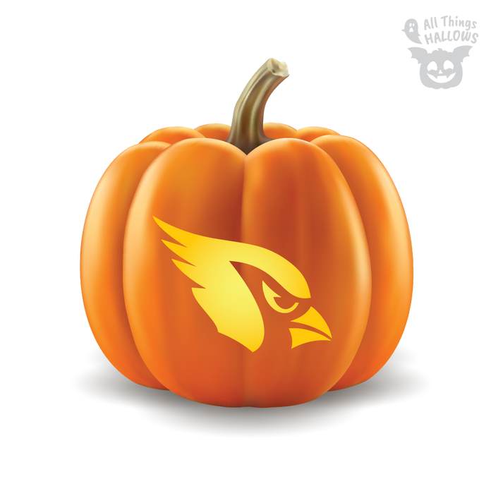 Arizona Cardinals Pumpkin Stencil - Allthingshallows.com – AllThingsHallows