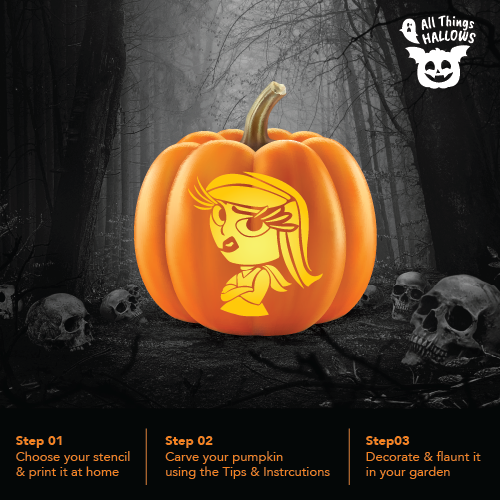 Inside Out: Disgust Pumpkin Stencil – AllThingsHallows