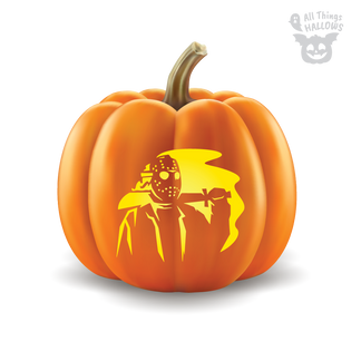Jason Voorhees Pumpkin Stencil - Allthingshallows.com – AllThingsHallows