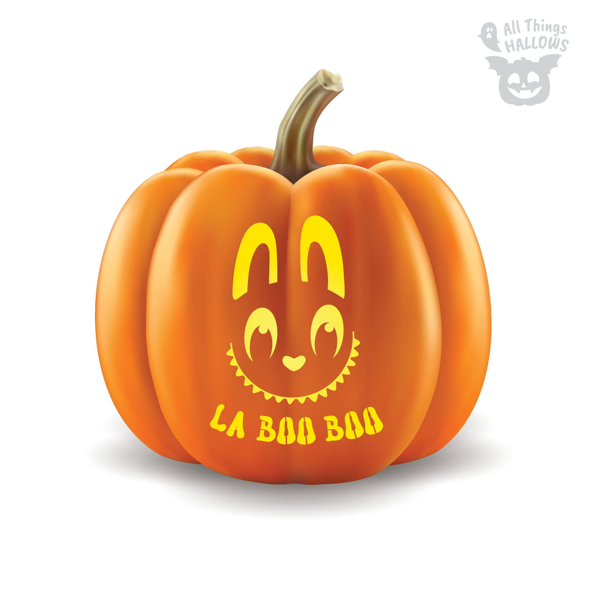 La Boo Boo Pumpkin Stencil - Allthingshallows.com – AllThingsHallows