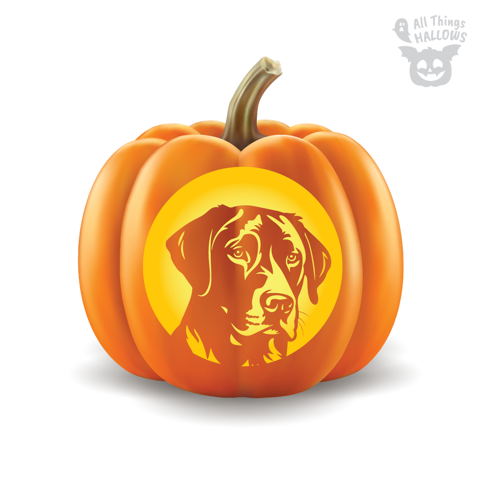 Labrador Pumpkin Stencil - Allthingshallows.com – AllThingsHallows