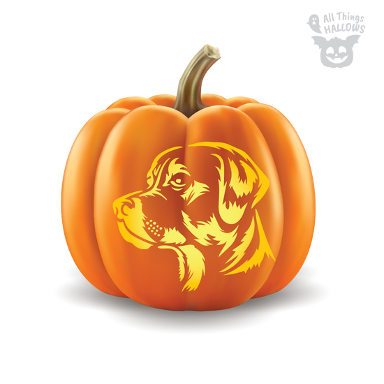 Labrador Pumpkin Stencil - Allthingshallows.com – AllThingsHallows