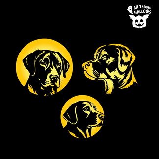 Labrador Pumpkin Stencil - Allthingshallows.com – AllThingsHallows