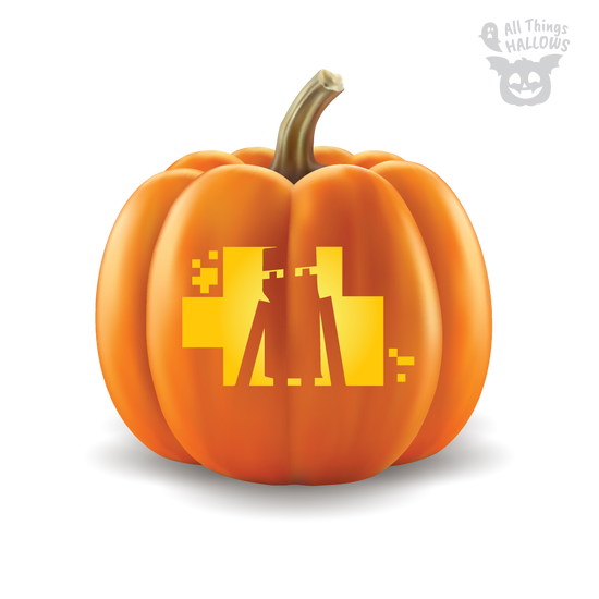 Minecraft Pumpkin Stencil - Allthingshallows.com – AllThingsHallows