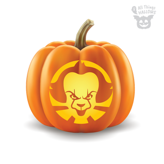 Pennywise Pumpkin Stencil - Allthingshallows.com – AllThingsHallows