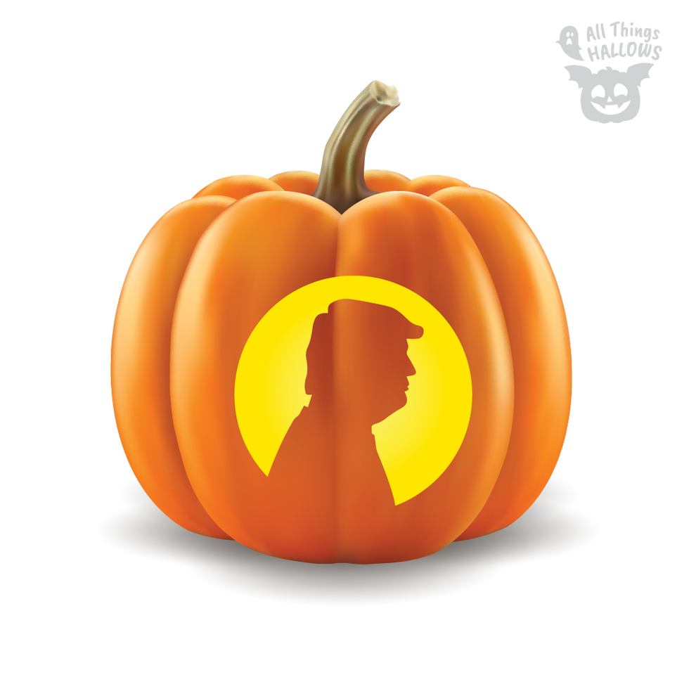 Donald Trump Pumpkin Stencil - Allthingshallows.com – AllThingsHallows